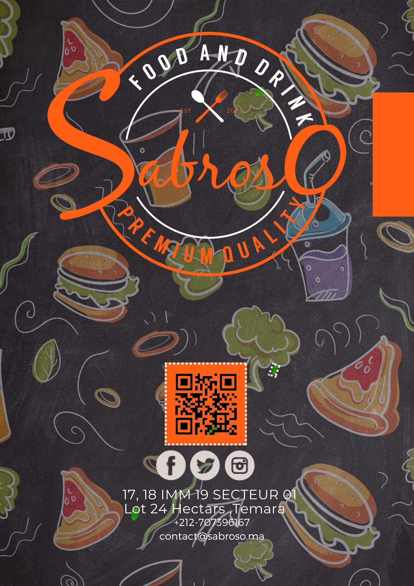Menu | Sabroso Restaurant | Commandez en ligne